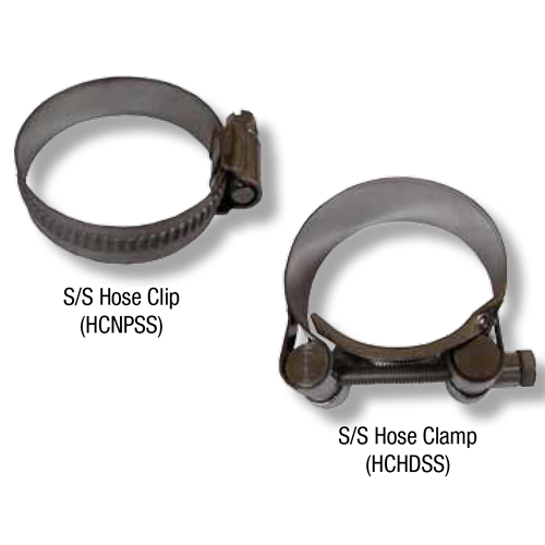 Stainless Steel Clips & Clamps - Fastflo Pump Systems
